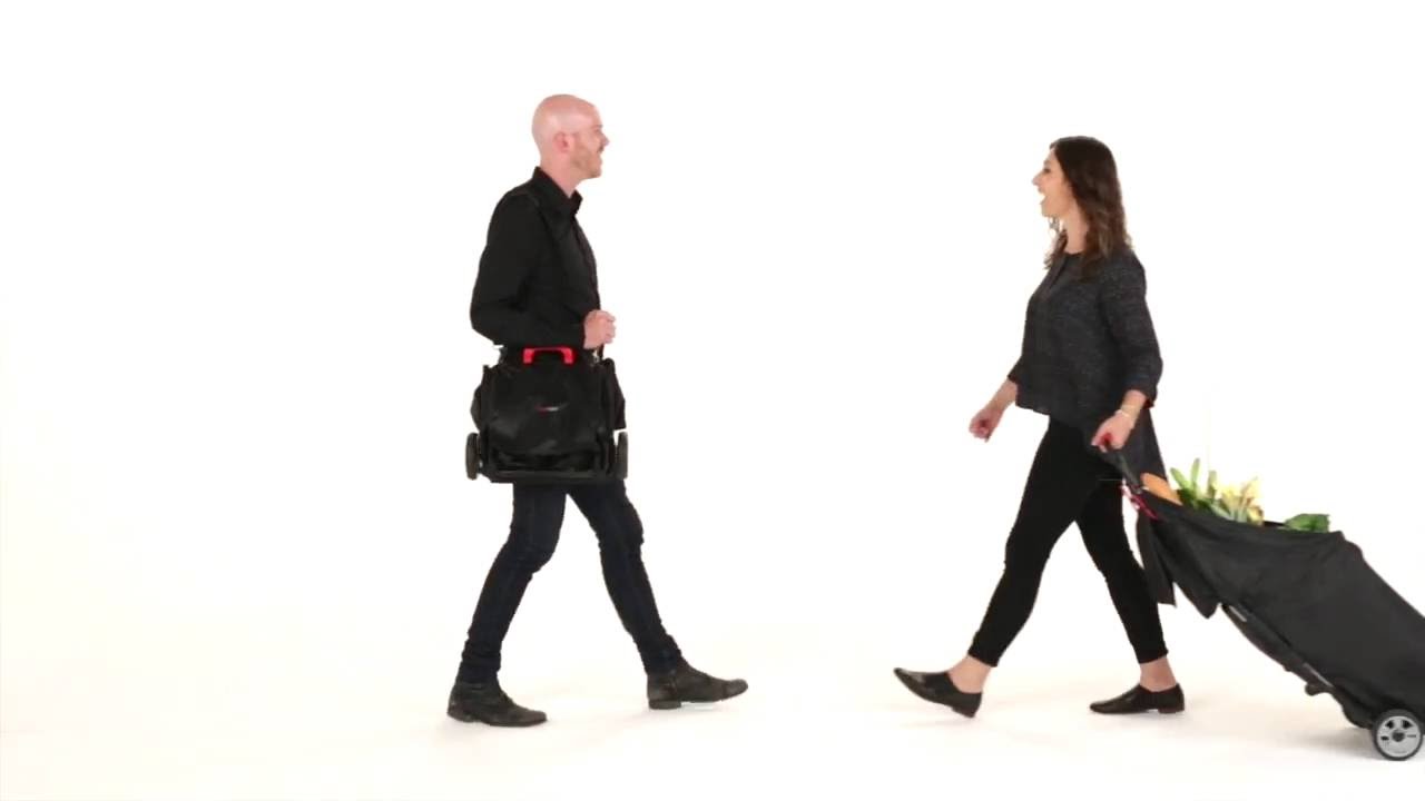 Introduction to popcart- folding shopping cart - YouTube