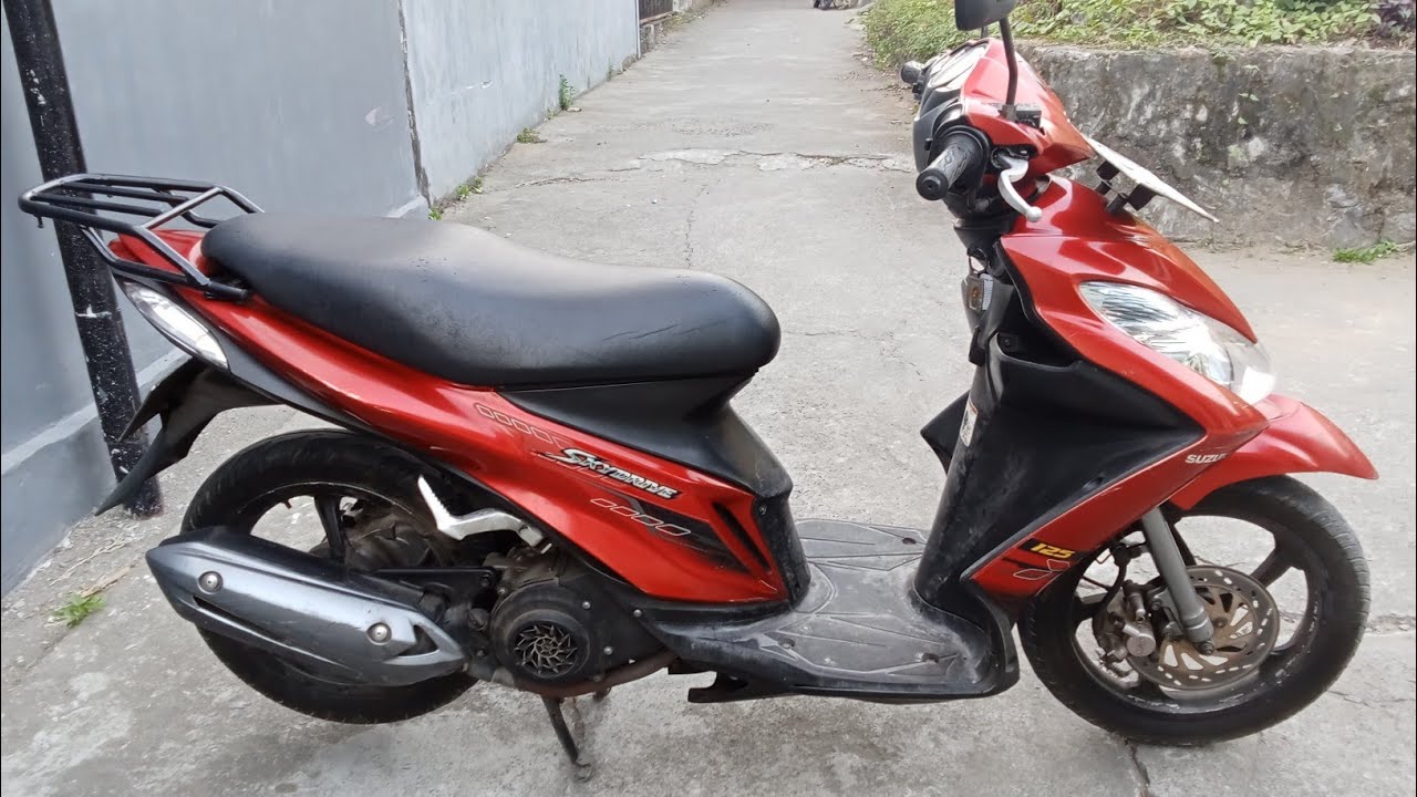Review motor bekas Suzuki Skydrive 125 CC tahun 2009 - YouTube