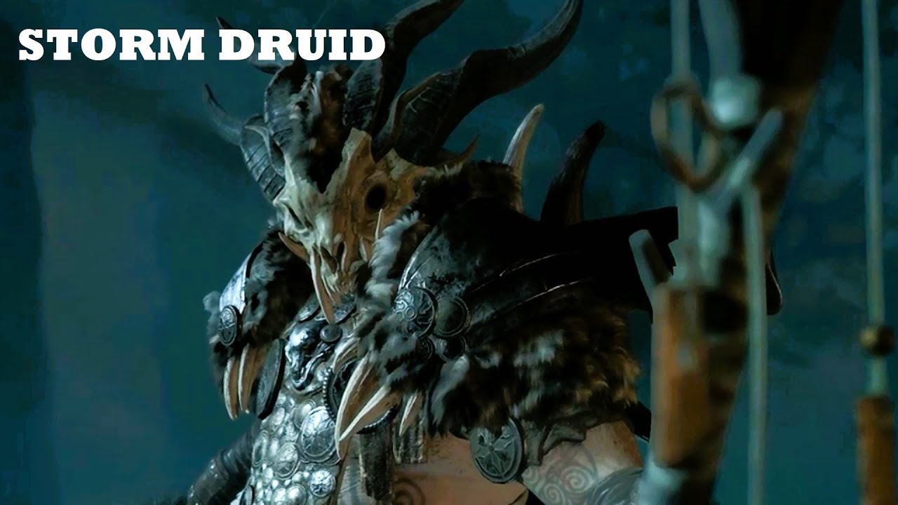 #diablo4 Storm Druid Build Full Nightmare Dungeon Clear Guulrahn Canals ...