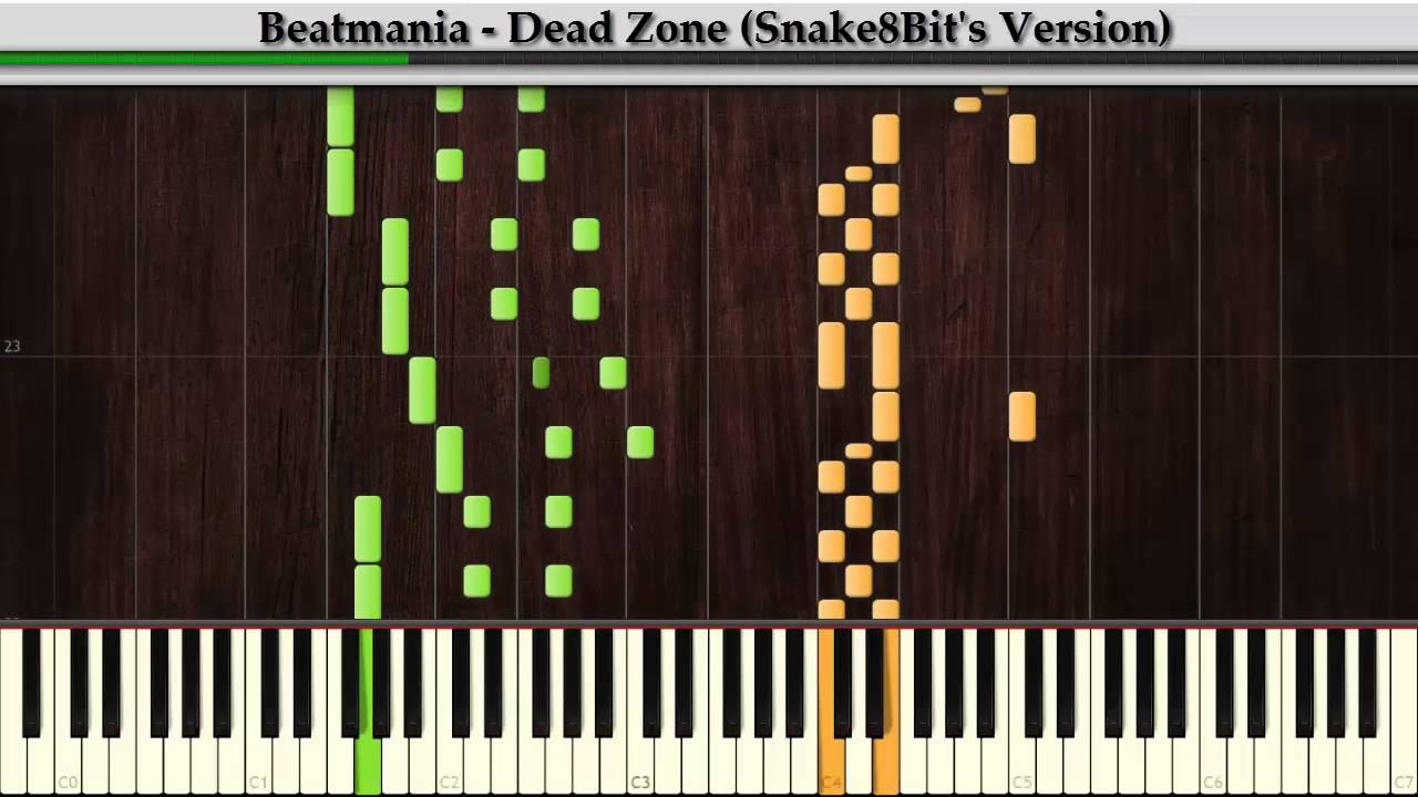 Synthesia: Beatmania - Dead Zone Tutorial (Snake8Bit's Version) - YouTube