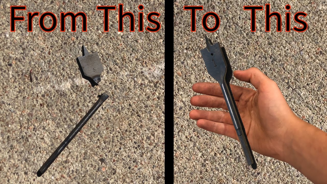 how to fix a broken drill bit - YouTube