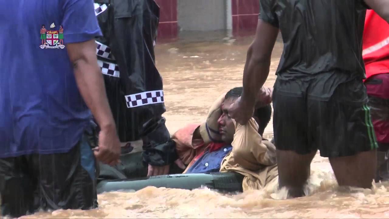 Nadi flood update as at 5.00pm April 04th, 2016 - YouTube