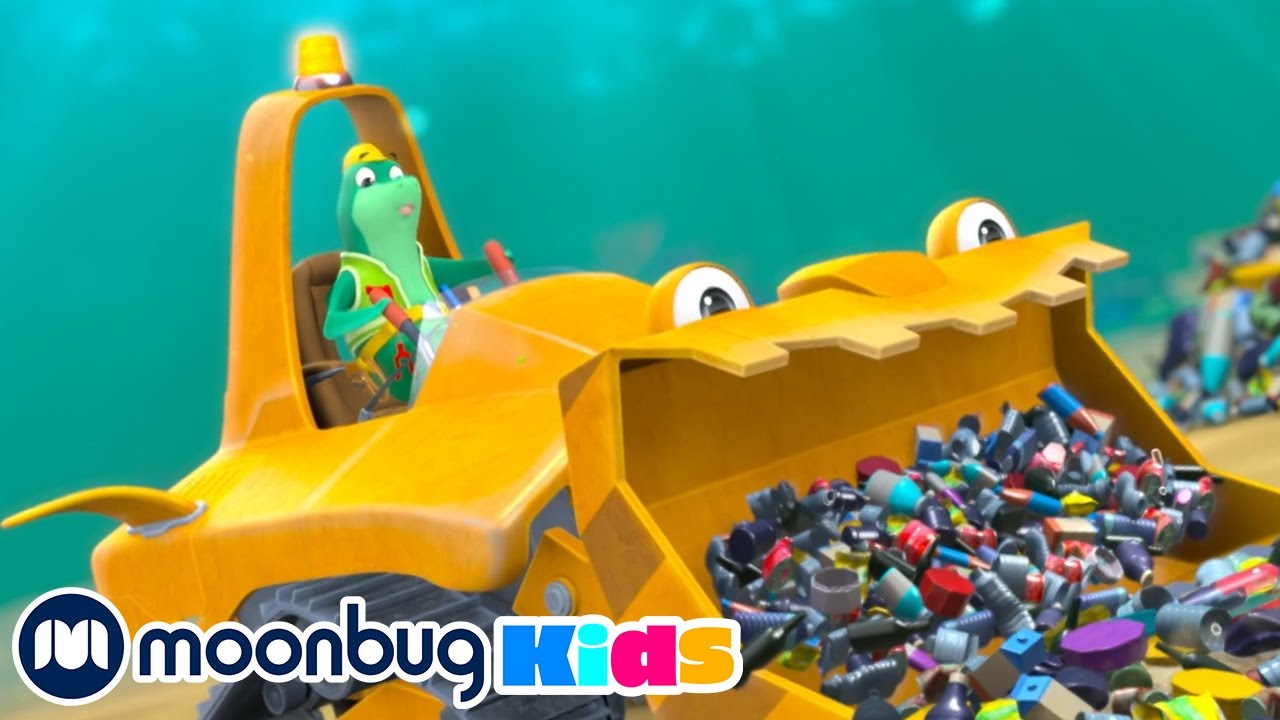 5 Little Digger Trucks | Animals for Kids | Animal Cartoons | Funny ...