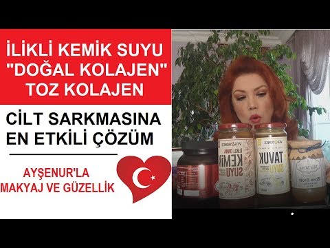 Kırışıklar Ve Sarkmalar  İçin İlikli Kemik Suyu veya Toz Kolajen  Seçim Sizin