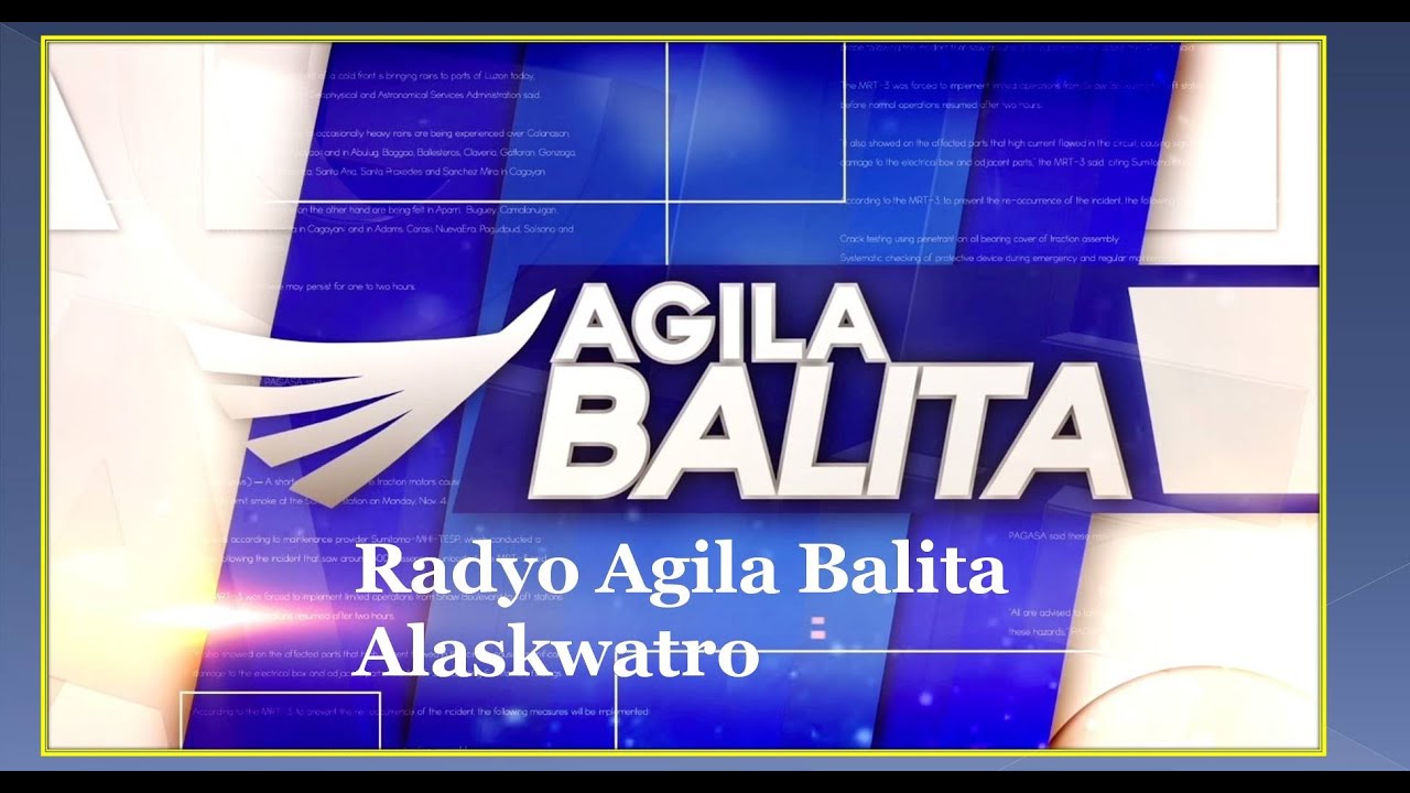 Radyo Agila Balita Alas-Kuwatro - YouTube