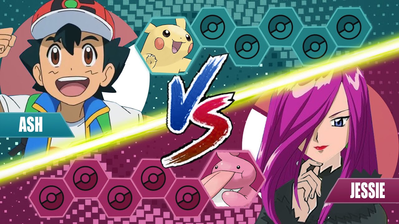 Pokemon Battle Alternate World: Ash Vs Champion Jessie (Former Team ...