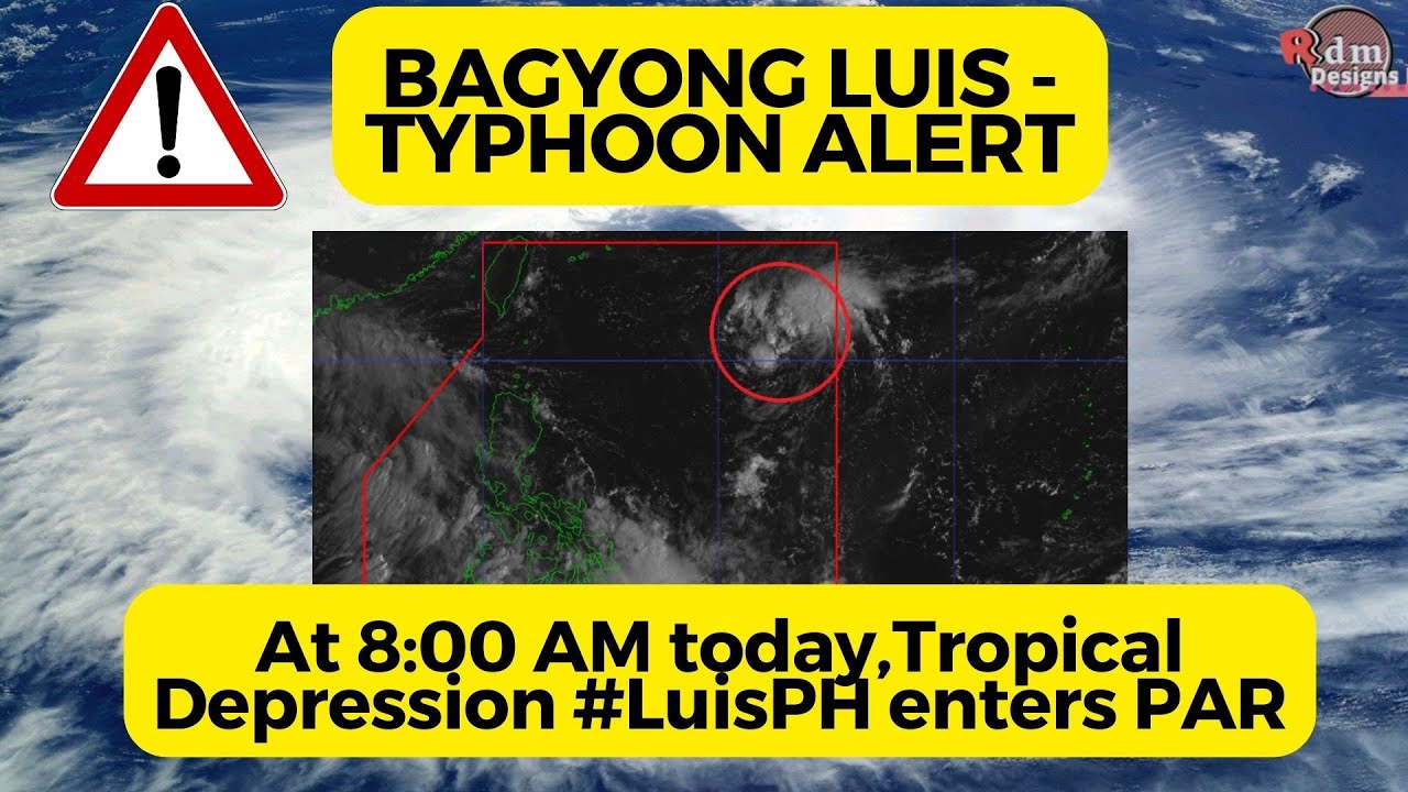 Typhoon Alert #LuisPH | #LuisPH entered the Philippine Area of ...