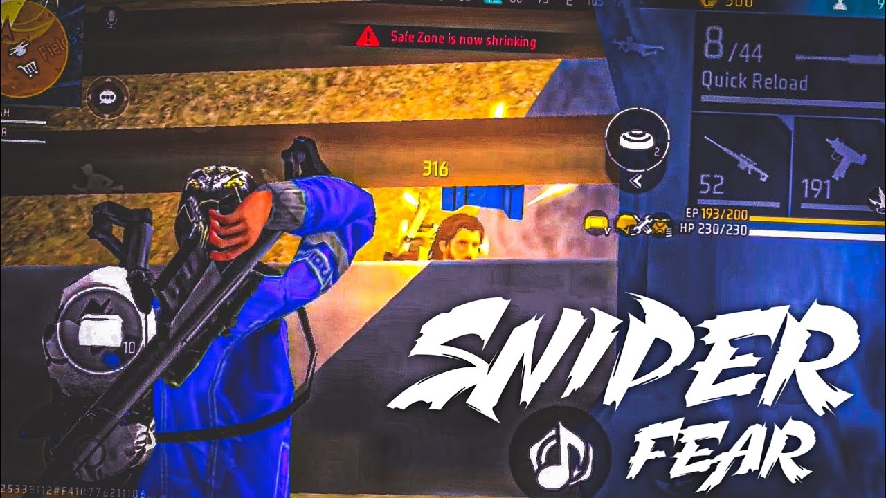 FEAR OF MY SNIPER IN OPPONENT 😱 | SNIPER GAMEPLAY | GARENA FREE FIRE ...