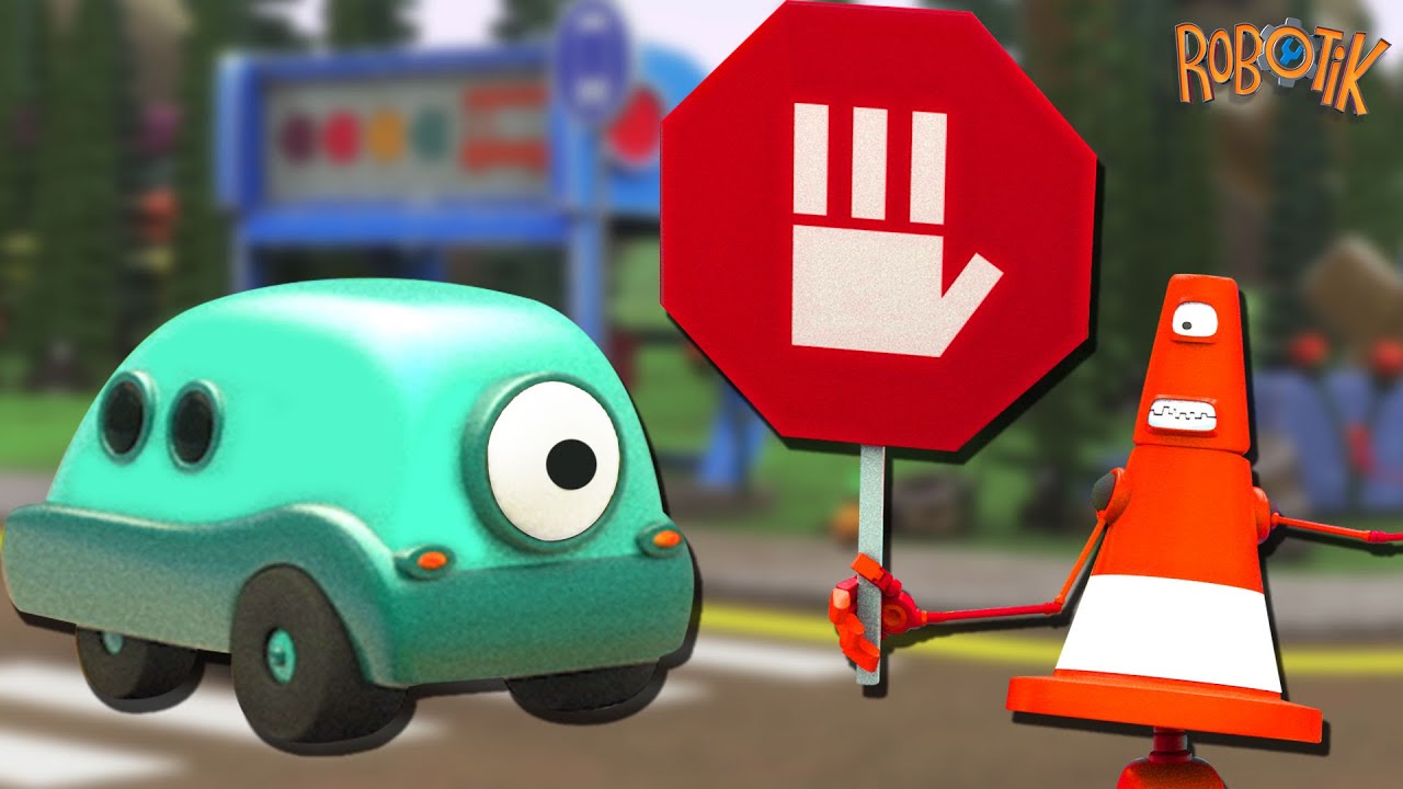 Careful Now With Robots | Robot Cartoons For Kids | Robotik - YouTube