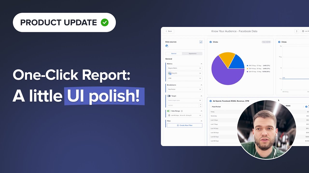 One-Click Report: A little UI polish! - YouTube