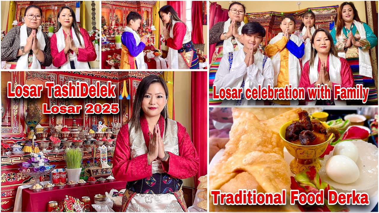 Losar celebration with Family | Traditional food Derka | Losar 2025 # ...