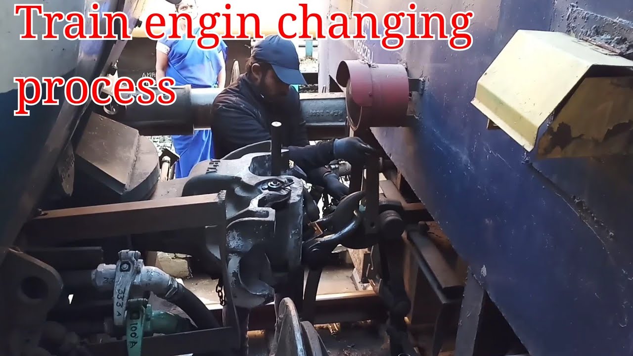 Train engine change | locomotive reversal and direction change process ...