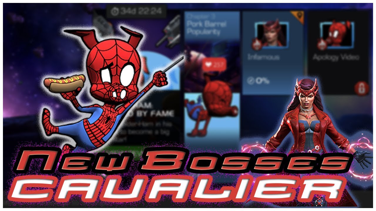 Spider-Ham and Scarlett Witch | Cavalier Bosses - Marvel Contest of ...