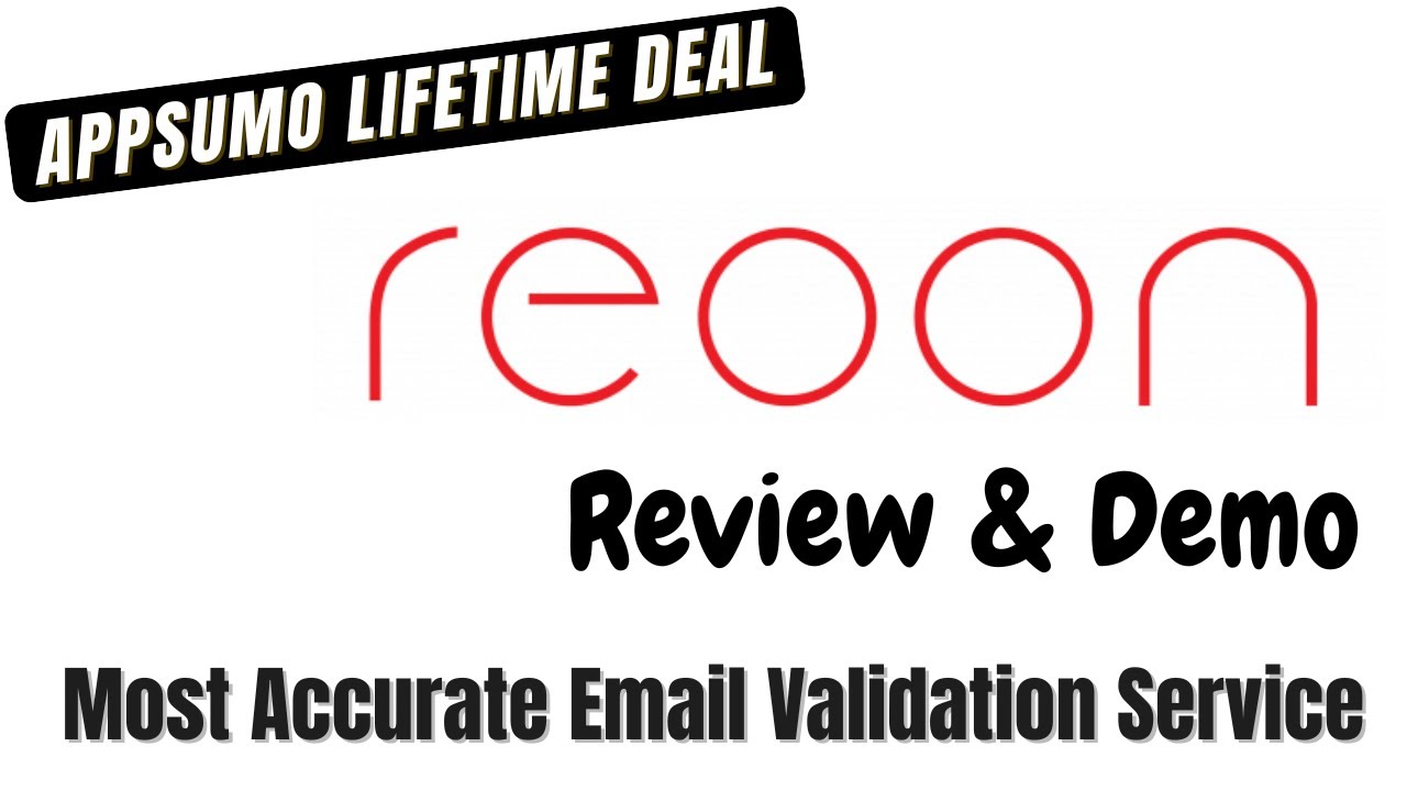 Reoon AppSumo Lifetime Deal Review - How Does Reoon Work? - YouTube