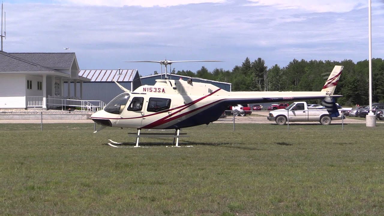 Terry Hodges Takes Off In His Bell OH58A Turbine Helicopter - YouTube