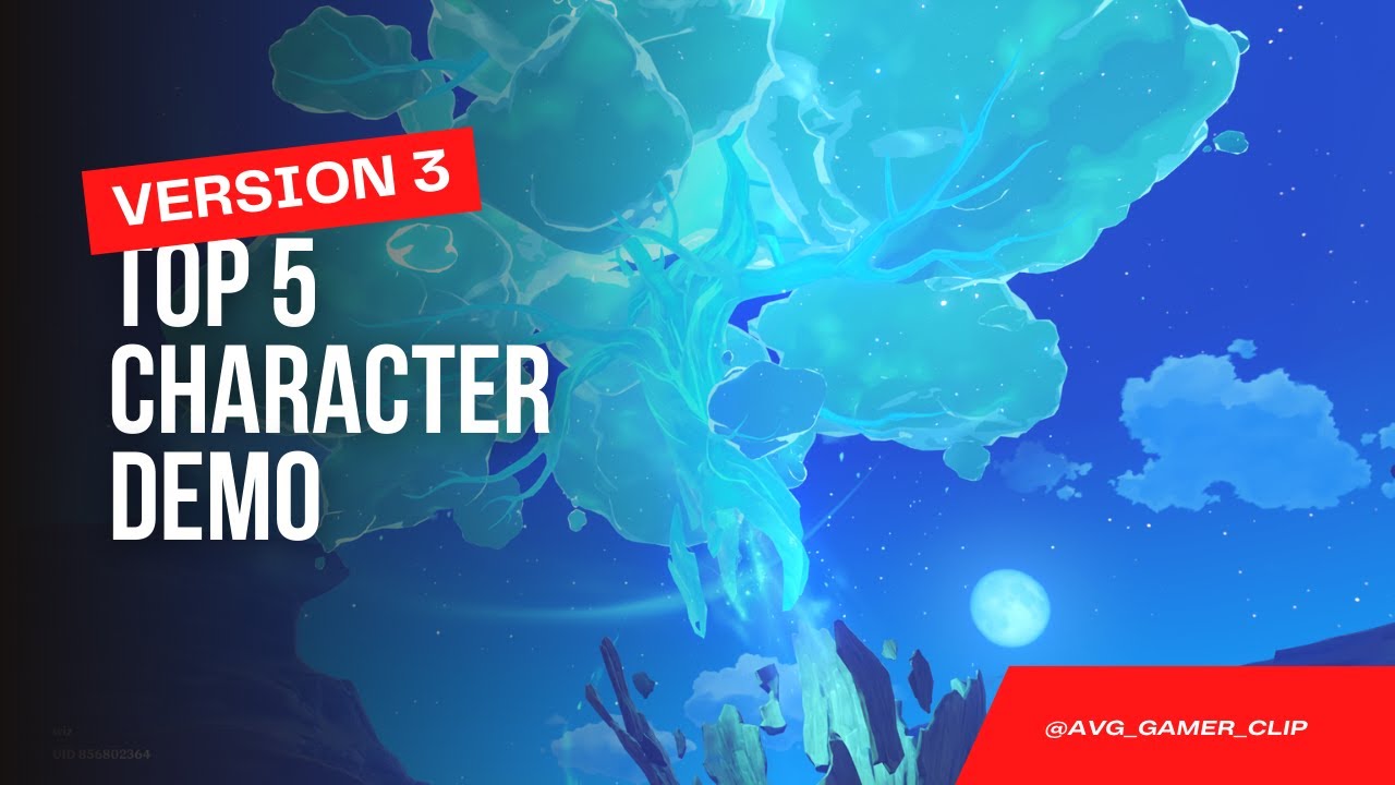 Top 5 Character Demo | Version 3 | Genshin Impact - YouTube