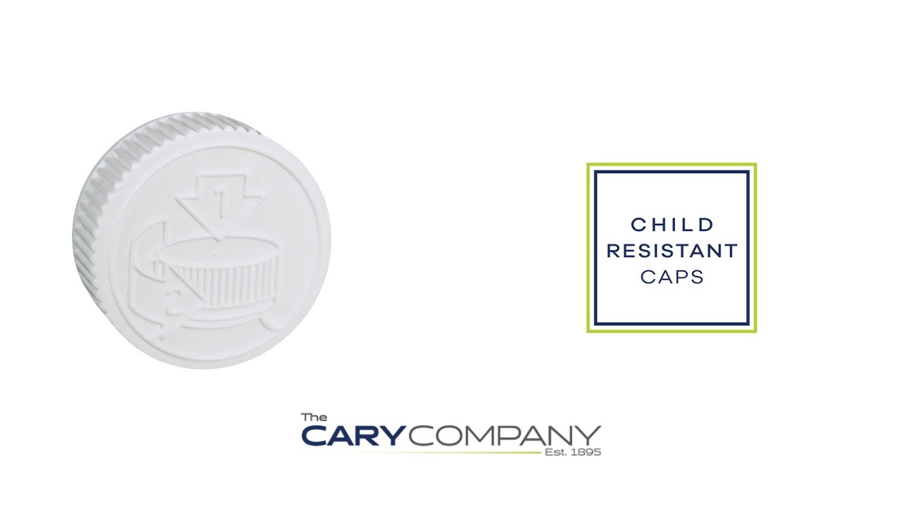 Child Resistant Caps | The Cary Company - YouTube