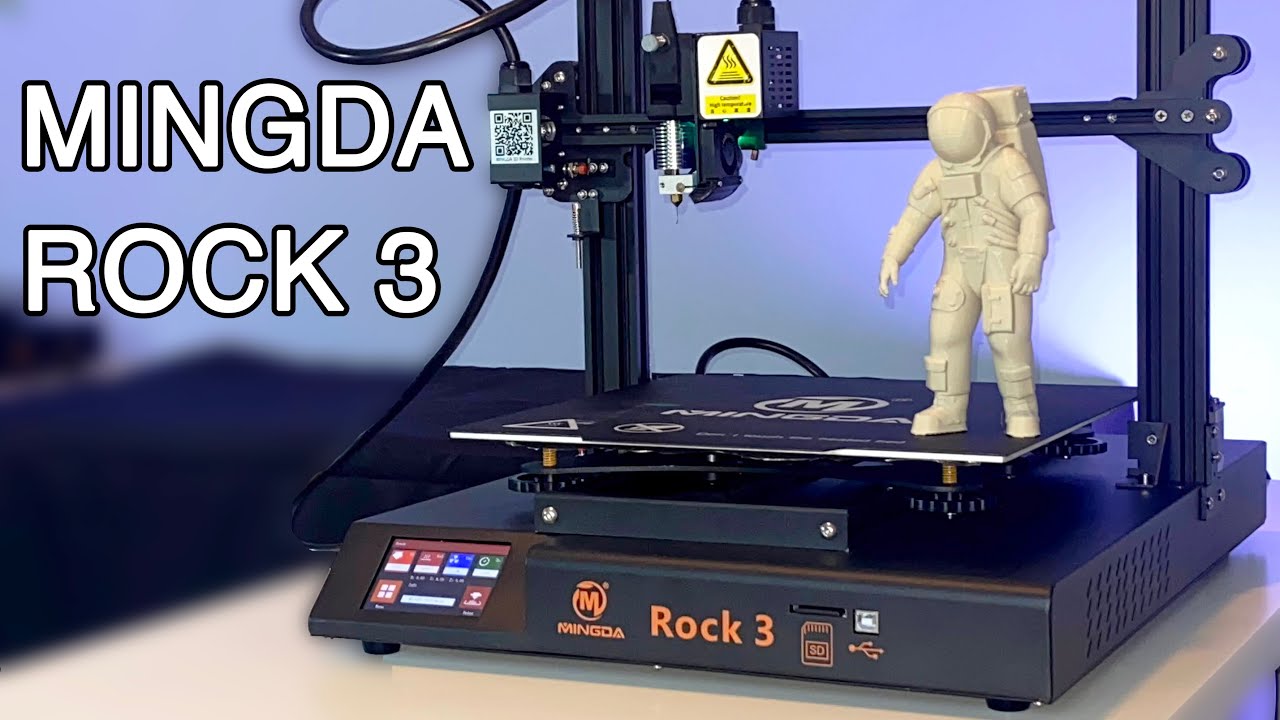 Mingda Rock 3 Large Volume 3D Printer First Prints And Thoughts