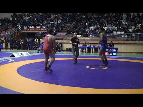 1/8 final FS - 125 kg: Natiq Orucalıyev - Turxan Qurbanov