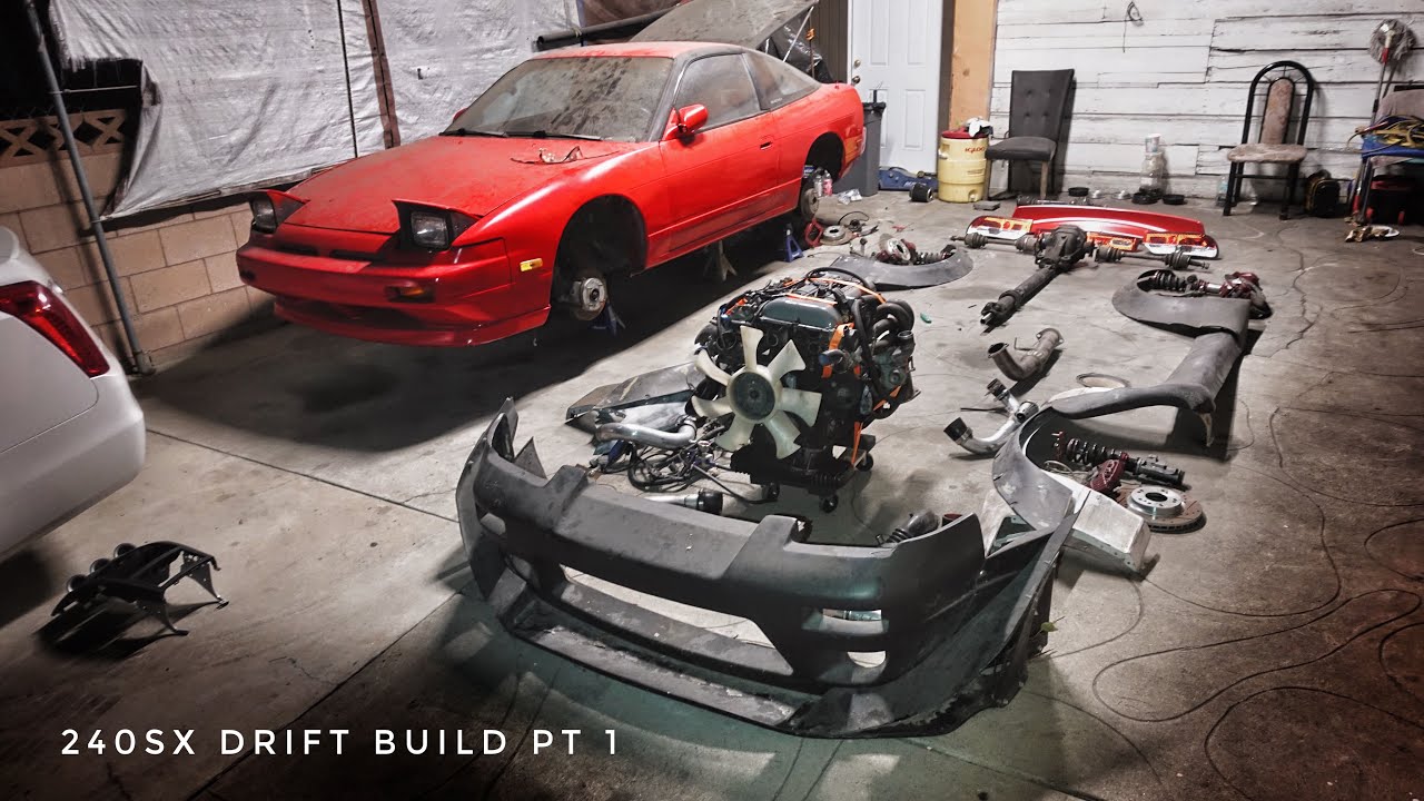 Nissan 240sx Drift Build Pt.1 | MORNING DRIFT (Engine Reveal and parts ...