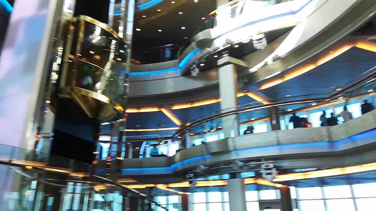 Tui Marella Discovery atrium - YouTube