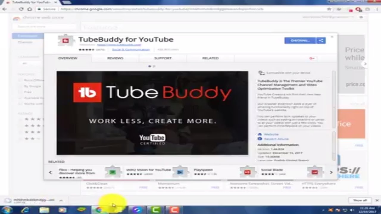how to install tubebuddy - YouTube
