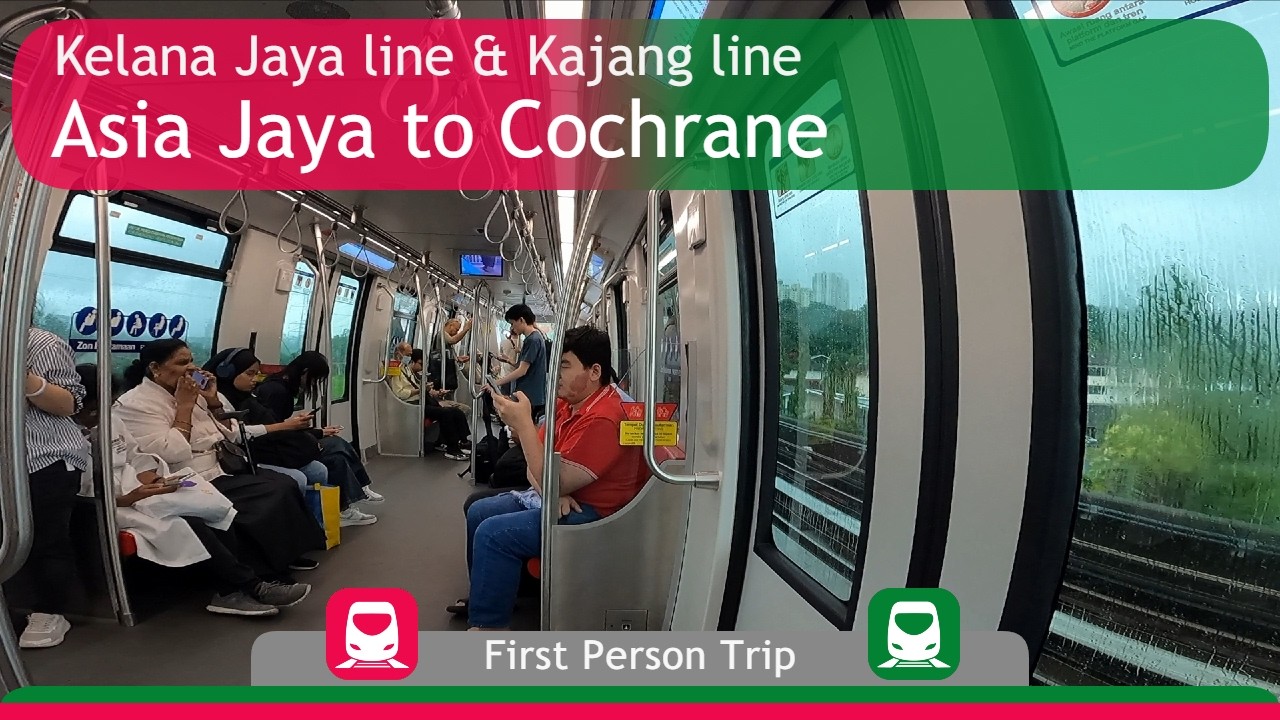 LRT & MRT FPV : Asia Jaya to Cochrane - YouTube