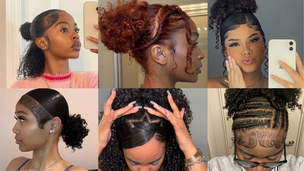 💖~Trendy Curly hairstyles//protective hairstyles compilation 🦋 - YouTube