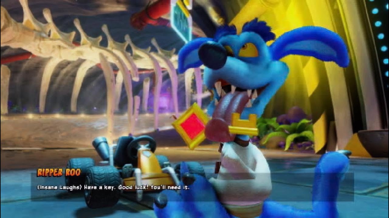 CTR Skill Building Kart Racing: Pura vs Ripper Roo PLAYSTATION 5 2024_6 ...