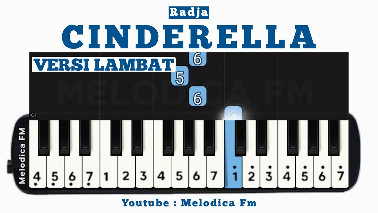Not Pianika Cinderella (Versi Lambat) | Easy Pianika Tutorial - YouTube
