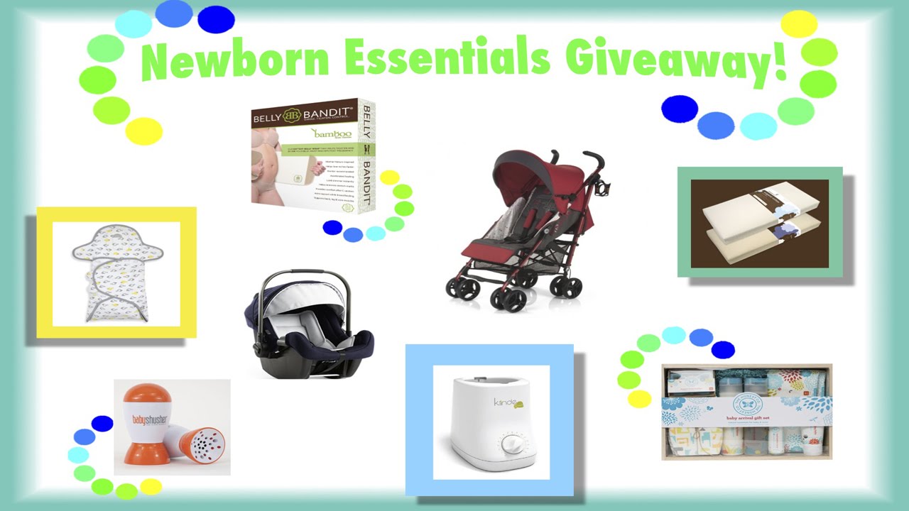 NEWBORN ESSENTIALS GIVEAWAY! | BabyLeague Bundles - YouTube