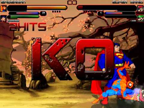 TheMattalocalypse Random Mugen Battle - 711 - Spiderman/Superman VS ...