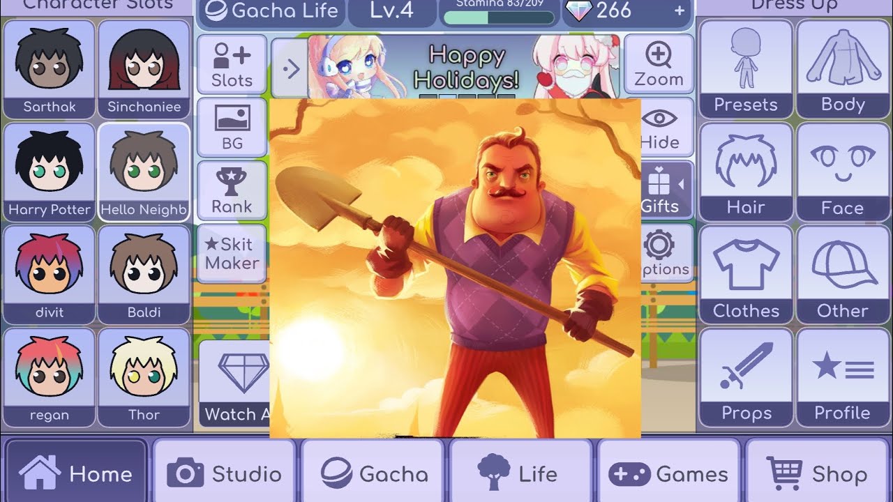 Making Hello Neighbor in Gacha life| How to Make #1 - YouTube