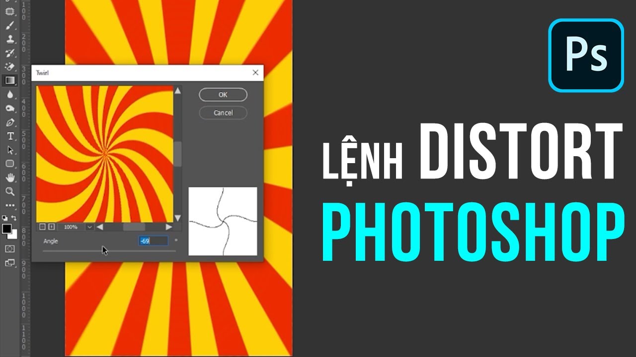 Ứng dụng Filter Distort trong photoshop #Shorts - YouTube