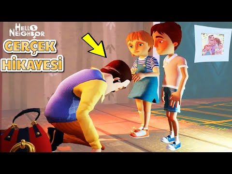 ACIKLI ama GERÇEK HELLO NEIGHBOR'IN HİKAYESİ 😭 Hello Neighbor Full Hikaye
