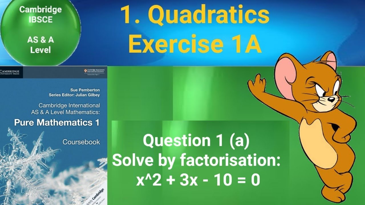 Solve By Factorisation X 2 3x 10 0 YouTube Solve By Factorisation X 2 3x 10 0 YouTube