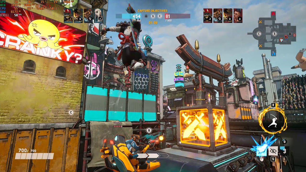 Bleeding Edge GTX1080 i7-6700k Daemon gameplay - YouTube