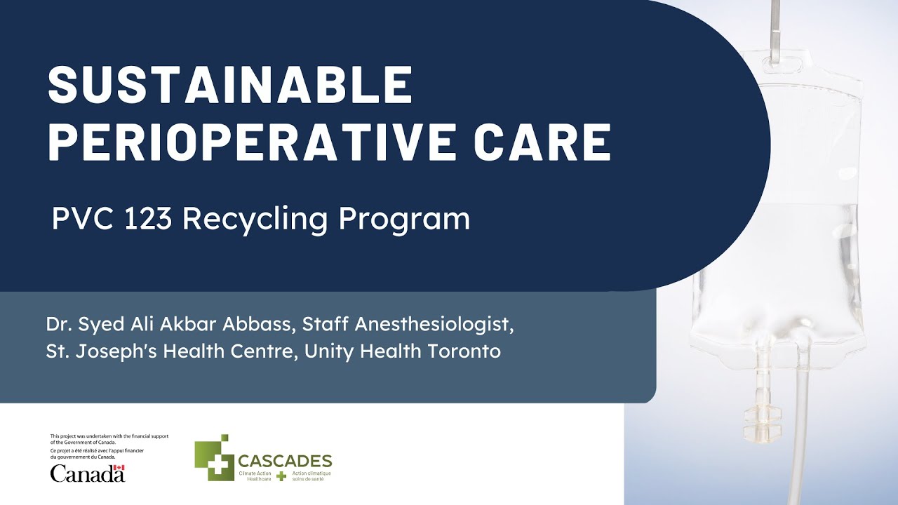 Sustainable Perioperative Care: PVC 123 Recycling Program - YouTube