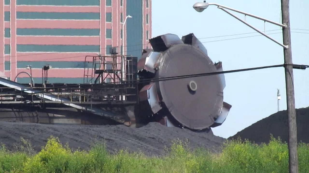 Port of Baltimore CNX Coal Terminal Rotary Scoop - YouTube