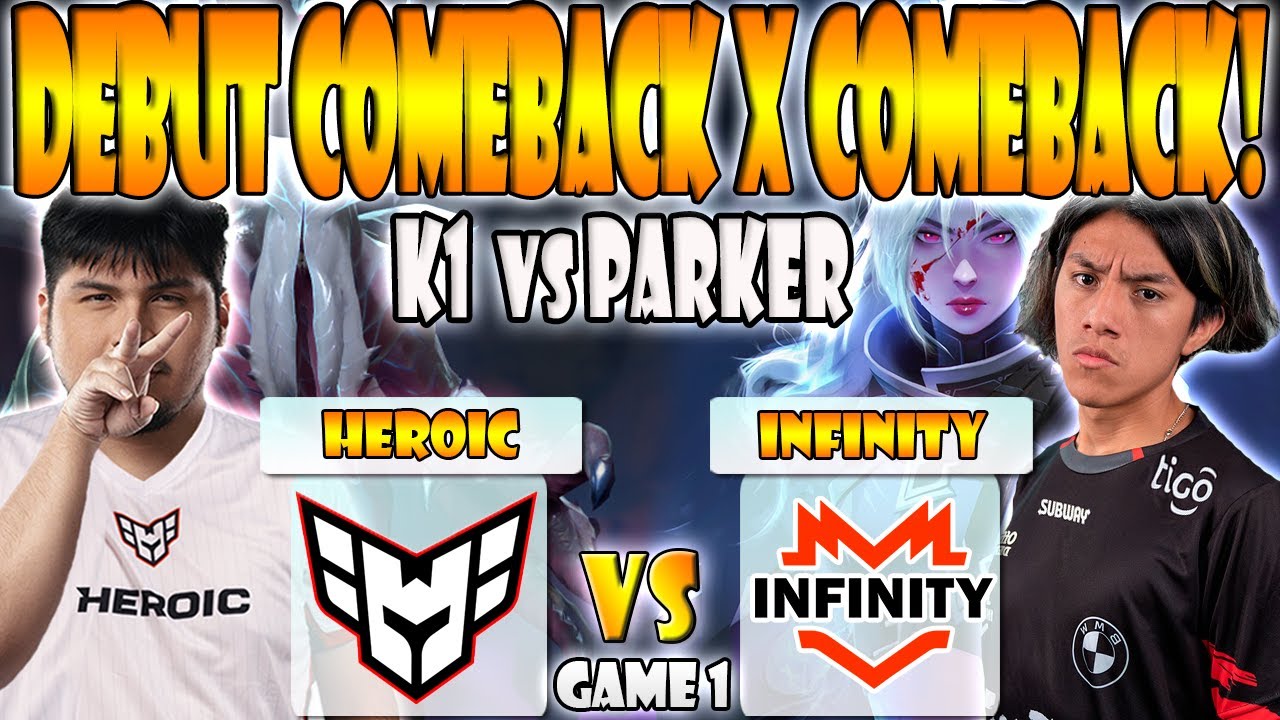 HEROIC VS INFINITY BO3[GAME 1]K1 HECTOR, SCOFIELD VS PARKER, PIPI - DREAMLEAGUE SEASON 23 - DOTA ...