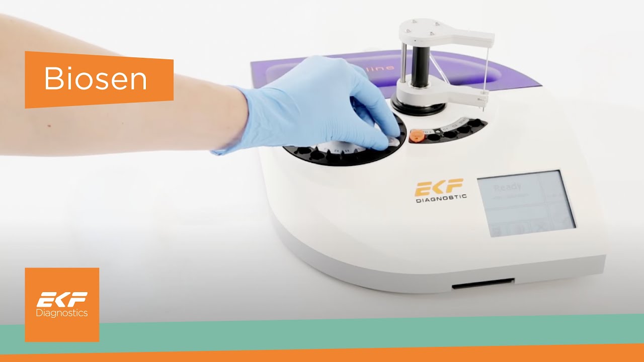 Biosen Glucose & Lactate Analyser - YouTube