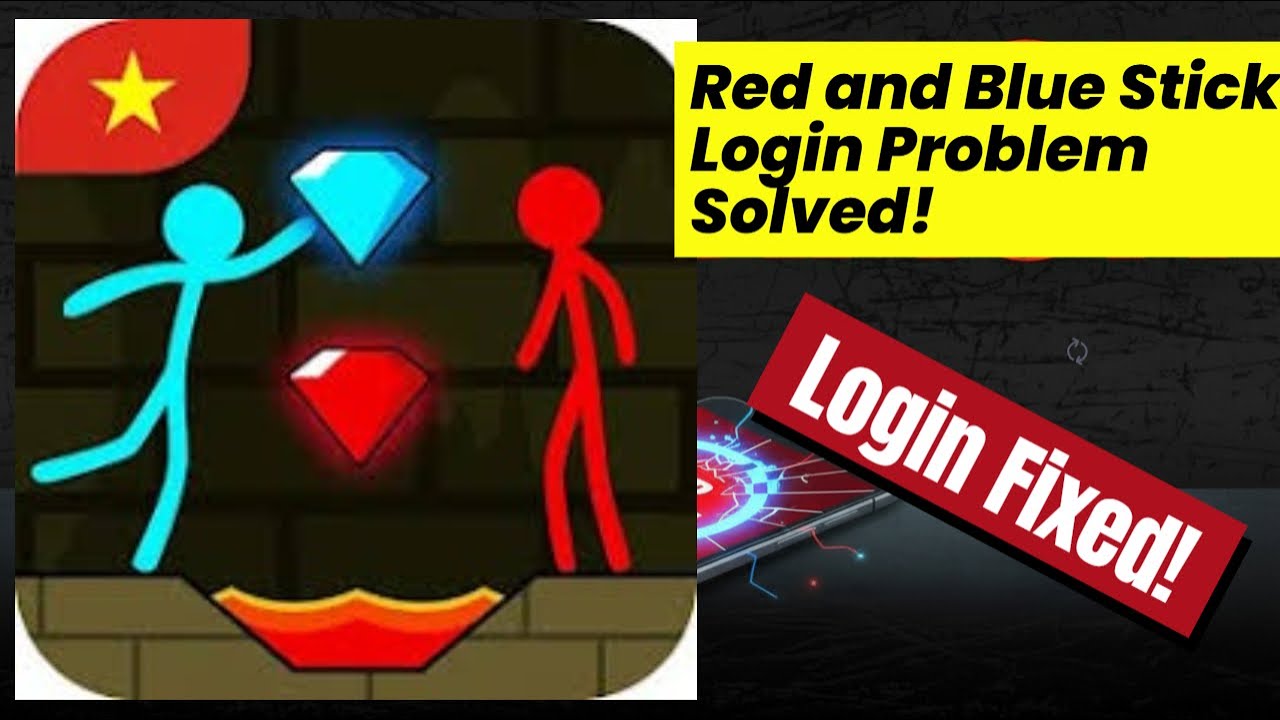 Fix Red and Blue Stick App Login Problem I Step by Step - YouTube