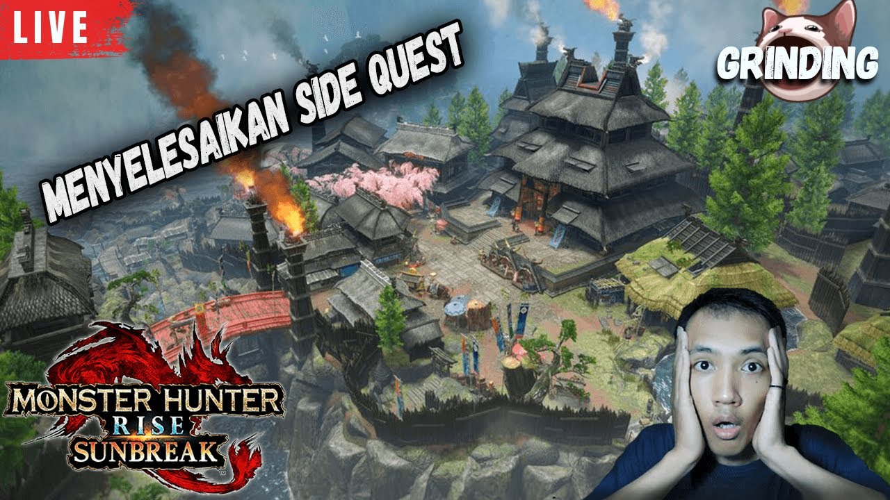 Mari menyelesaikan side quest.. | Monster Hunter Rise (GRINDING) - YouTube