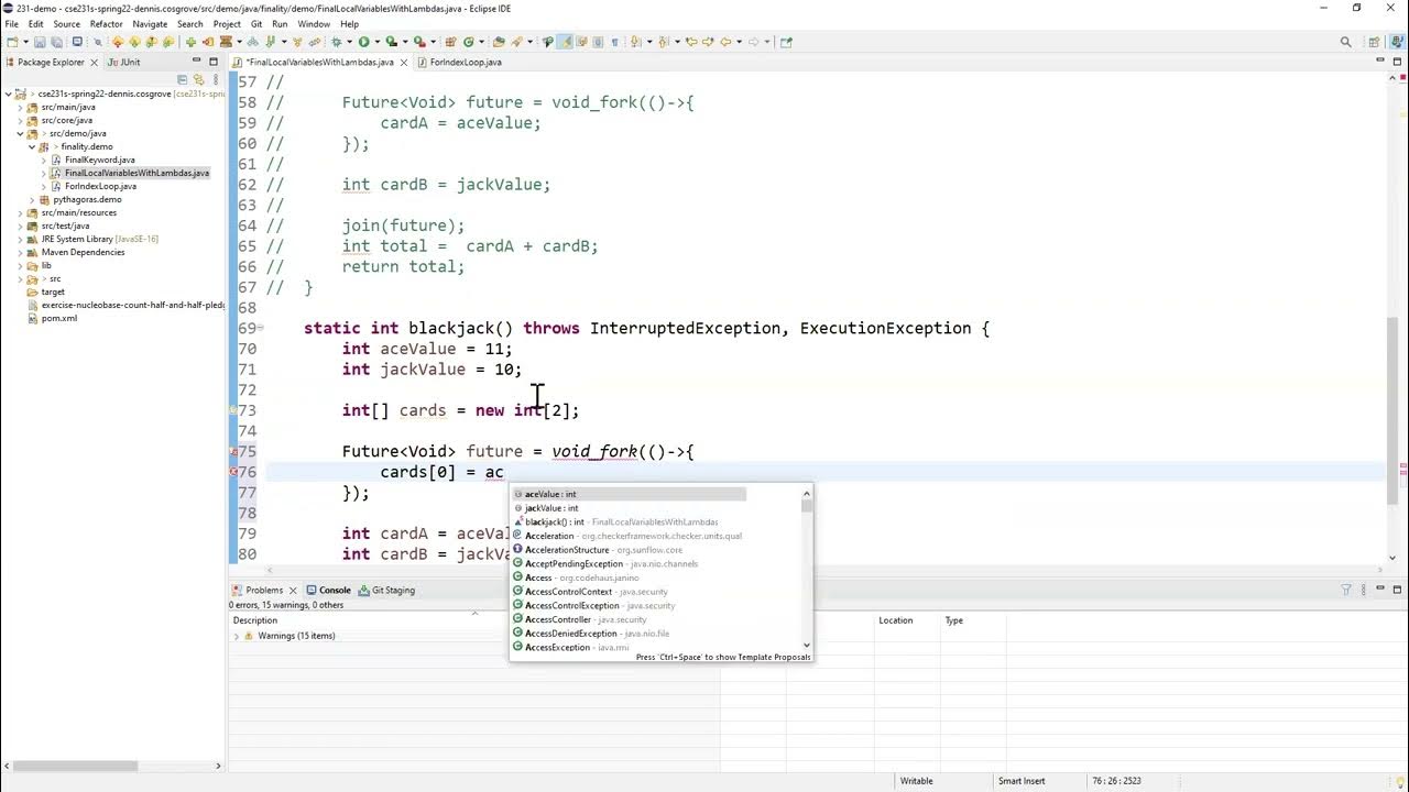 Cse231s Accessing Effectively Final Local Variables From Lambdas Youtube