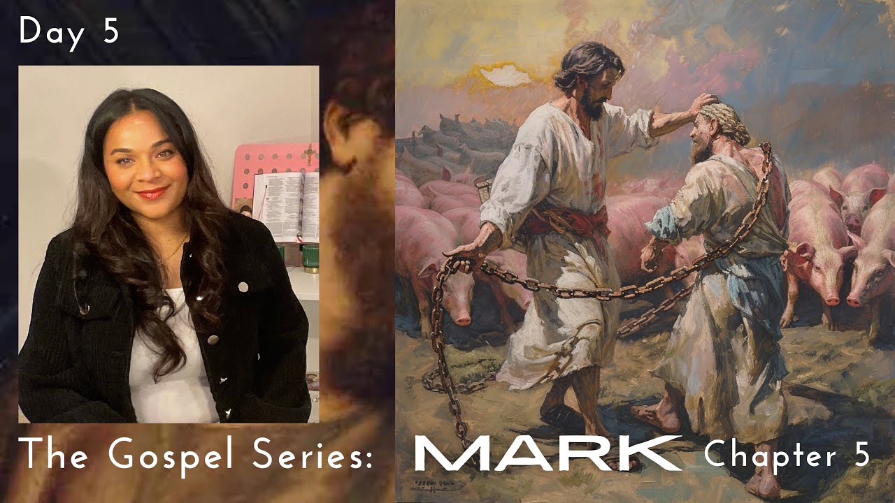 The Gospel of Mark : Chapter 5 | #bible 📖 #gospelofmark ⛓️⛓️‍💥🪓⚰️♥️ ...
