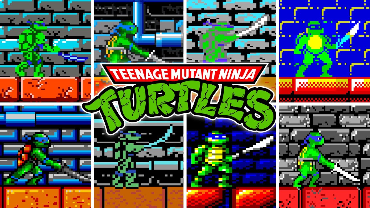 Teenage Mutant Ninja Turtles | Versions Comparison | NES, Amiga, Atari ...