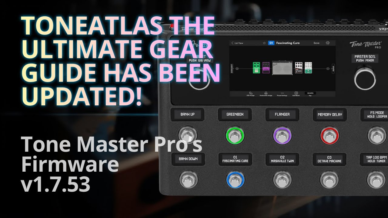 ToneAtlas The ultimate Gear Guide for the Tone Master Pro has been ...