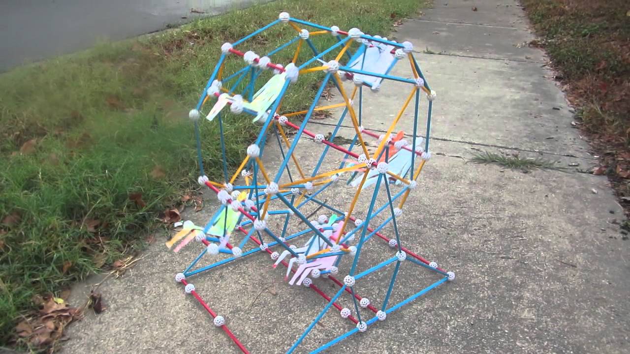 Zometool Ferris Wheel - YouTube