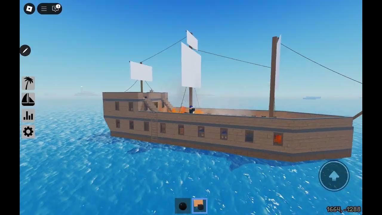 Sunken Pirate Wooden Ship Badge in Roblox Sail and Sink Simulator - YouTube
