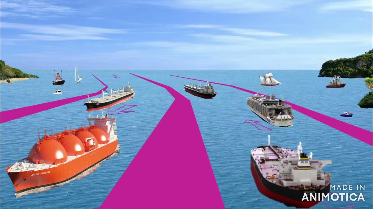 Understanding Basic Concept of ROR - How to navigate in Traffic Separation Schemes (TSS) - YouTube